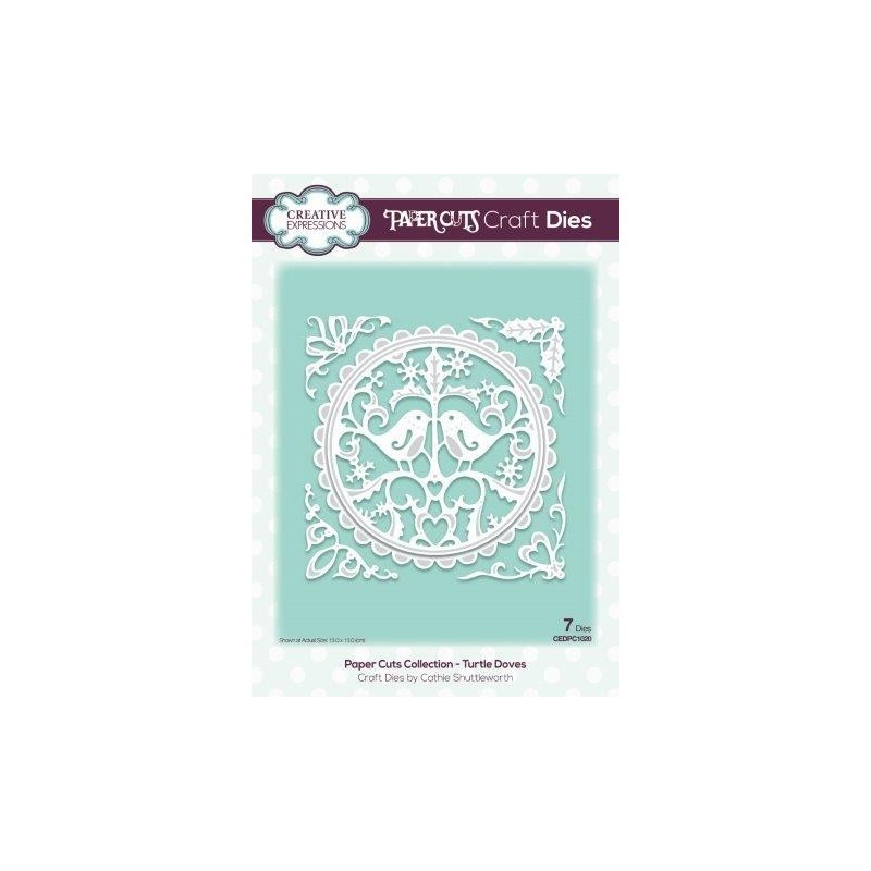 Creative Expressions - Die - Paper Cuts Collection - Turtle Doves